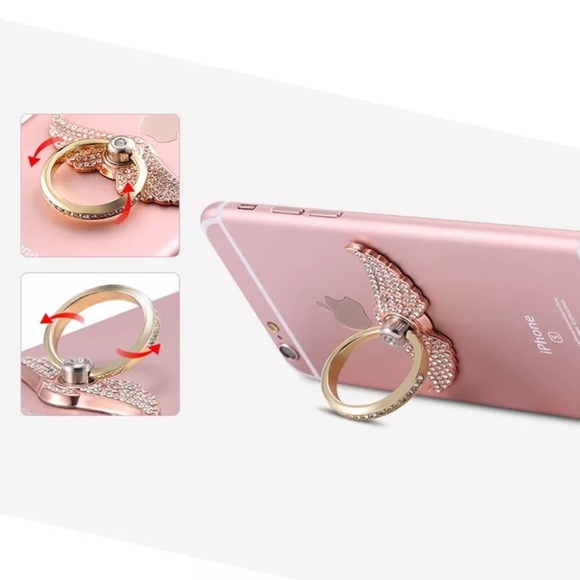 Accessories Etc | Accessories | Crystal Angel Wing Stand And Holder ...